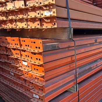 108in x 4 1/2in Used Teardrop Pallet Rack Beam- Old Style | WH1