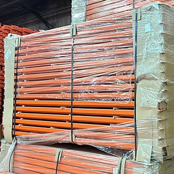 96in x 4in Teardrop Pallet Rack Beam- New Style | WH1